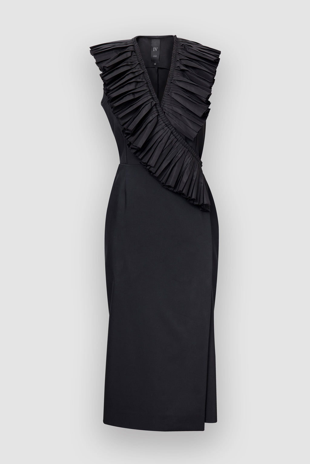 SYMMETRICAL COTTON AND SILK PLEAT DRESS – Iveta Vecmane